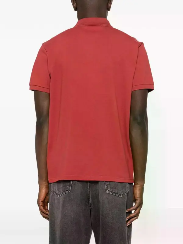 Moncler Logo-appliqué Polo Shirt - Red
