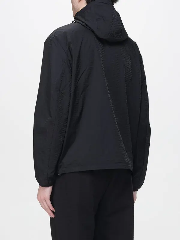 Emporio Armani Zip-up Hooded Jacket - Black