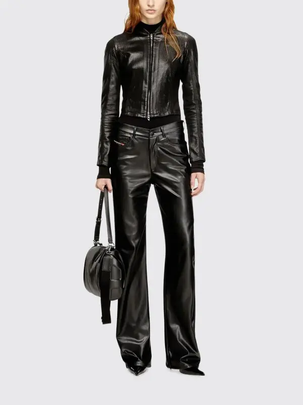 DIESEL® Wide Leg Trousers - Black