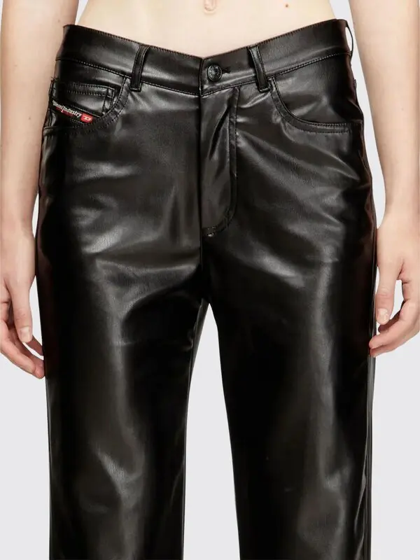 DIESEL® Wide Leg Trousers - Black
