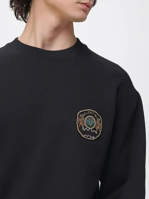 Valentino Garavani Crewneck Sweatshirt With Emblem