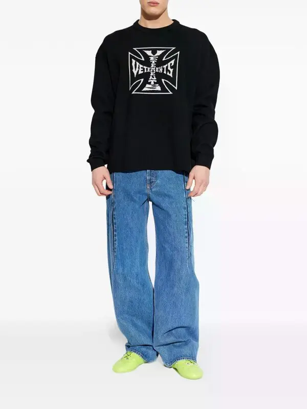 Vetements Graphic Wool Sweater