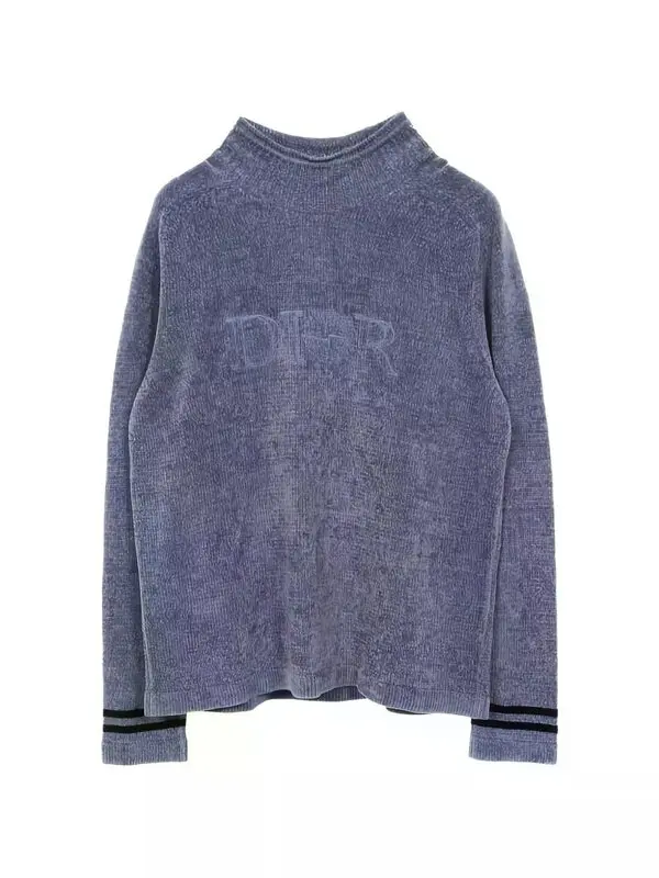 Dior Logo-detail Sweater - Blue
