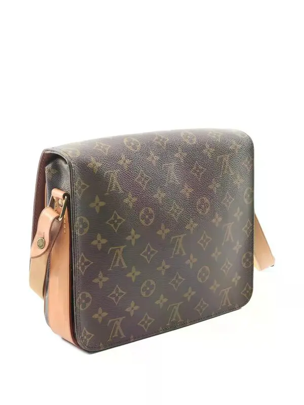 LOUIS VUITTON 1990 Cartesier Gm Monogram Canvas Crossbody Bag - Brown