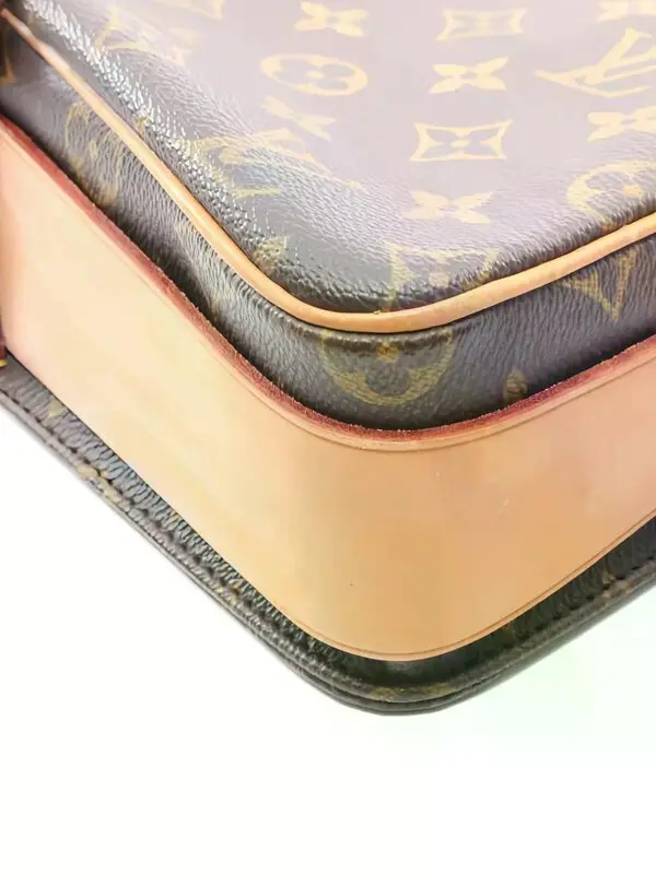 LOUIS VUITTON 1990 Cartesier Gm Monogram Canvas Crossbody Bag - Brown