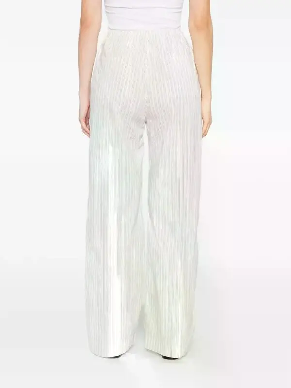 IRO PARIS Lia Striped Drawstring Trousers - White