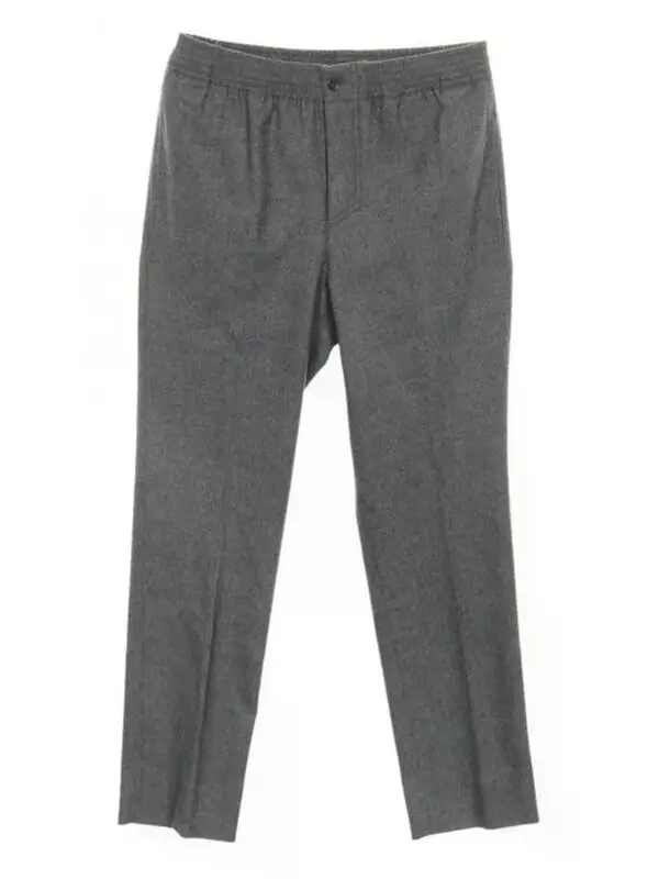 Hermès 2010s Button Pressed Crease Trousers