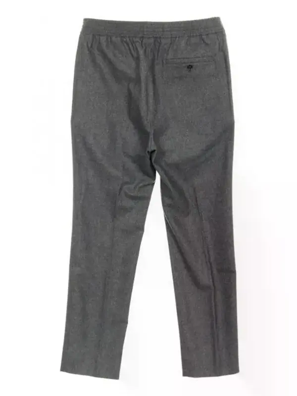 Hermès 2010s Button Pressed Crease Trousers