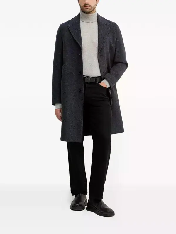 Sisley Collared Single-breasted Coat