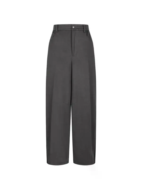 CROQUIS Knitted Casual Pants - Grey