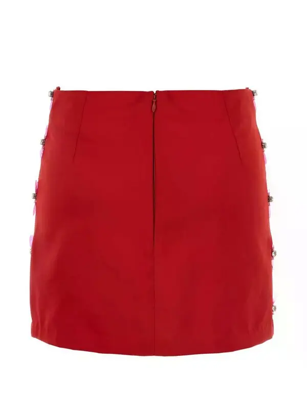 DES_PHEMMES Beaded Mini Skirt
