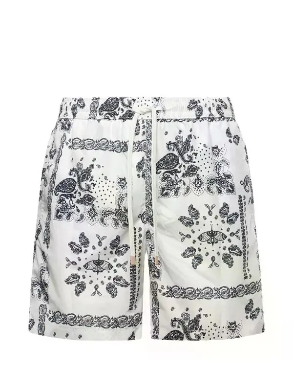 Eleventy Paisley-pattern Swim Shorts