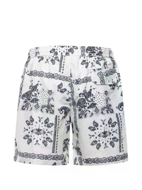 Eleventy Paisley-pattern Swim Shorts