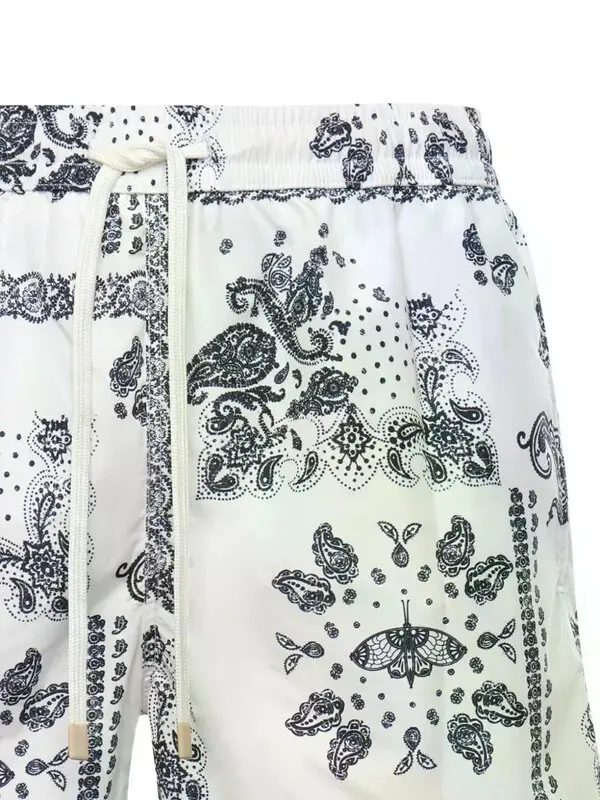 Eleventy Paisley-pattern Swim Shorts