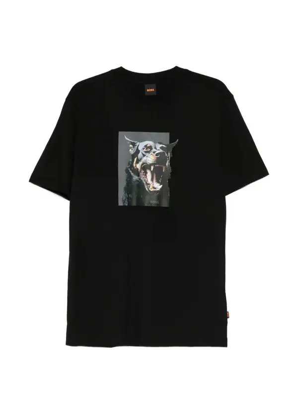 BOSS Graphic-print T-shirt - Black