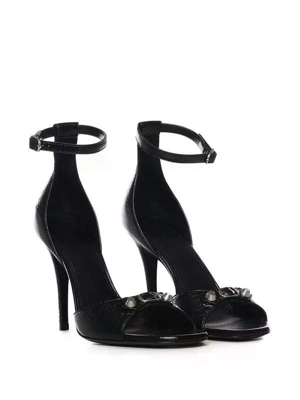 Balenciaga City Uptown Ankle-strap Sandals - Black