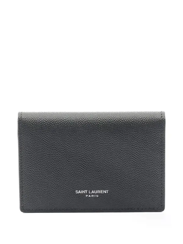 Saint Laurent 2020s Leather Wallet - Black
