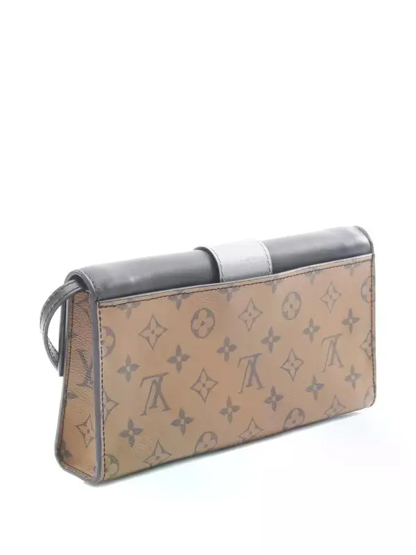 LOUIS VUITTON 2017 Column Reverse Monogram Pochette Bag