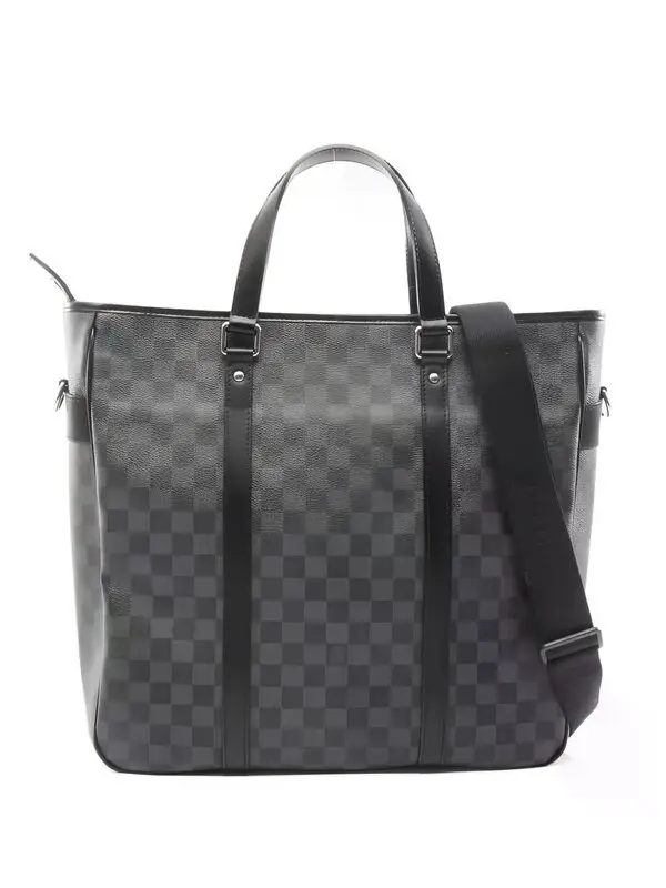 LOUIS VUITTON 2009 Tadao Damier Graphite Tote Bag - Grey
