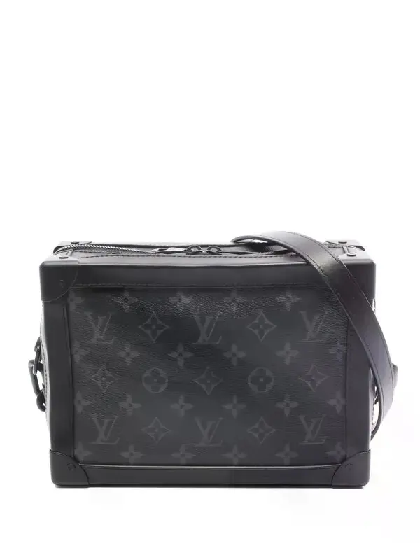 LOUIS VUITTON 2019 Soft Trunk Monogram Eclipse Crossbody Bag - Black