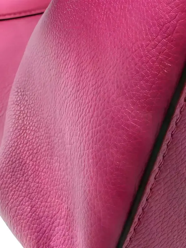 Fendi Origami Leather Tote Bag - Pink