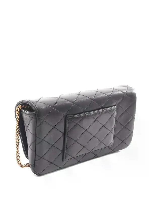 Saint Laurent Gaby Chain Leather Shoulder Bag - Black