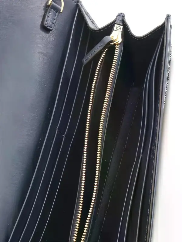 Fendi Baguette Logo Chain Wallet