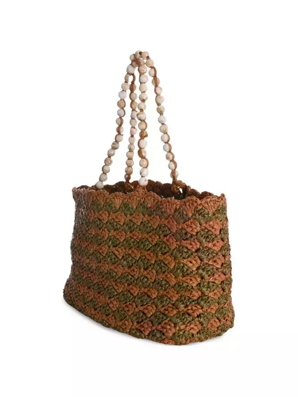 0711 TBILISI Capri Beaded Beach Bag
