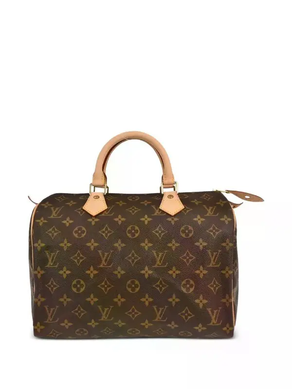 LOUIS VUITTON 2004 Speedy 30 Monogram Canvas Tote Bag