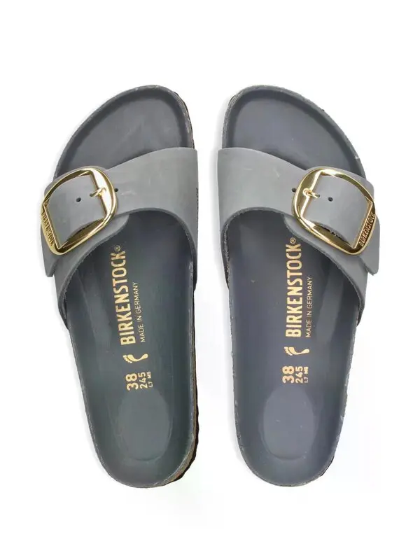 BIRKENSTOCK Madrid Big Buckle Sandals - Grey