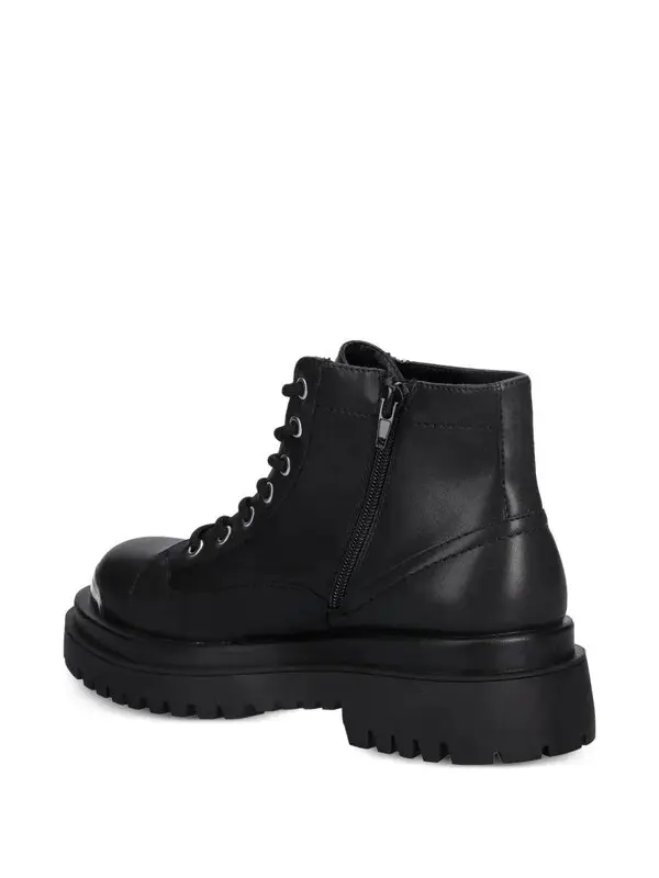 Just Cavalli Side-zip Lace-up Boots