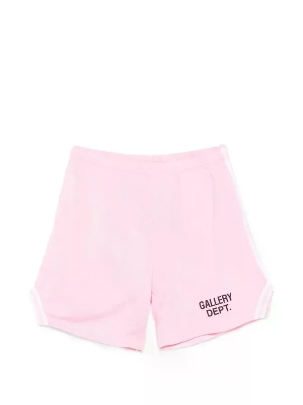GALLERY DEPT. Logo-print Striped Shorts - Pink