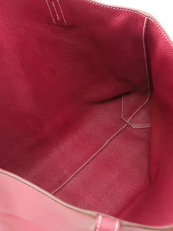 Hermès 2011 45 Leather Tote Bag - Red