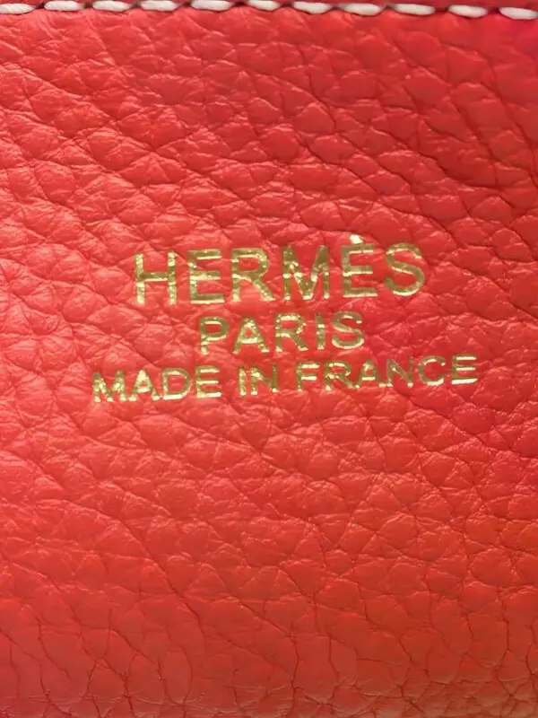 Hermès 2011 45 Leather Tote Bag - Red