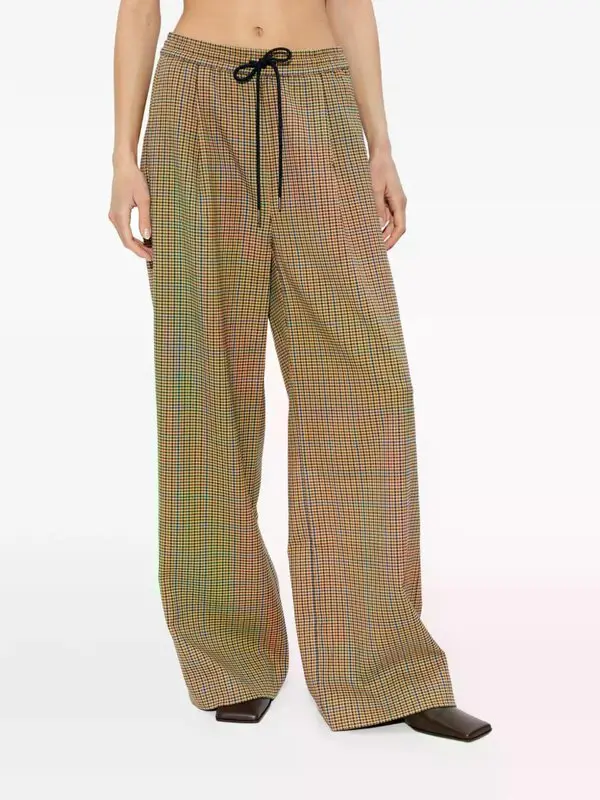 GESTUZ Check Palazzo Pants