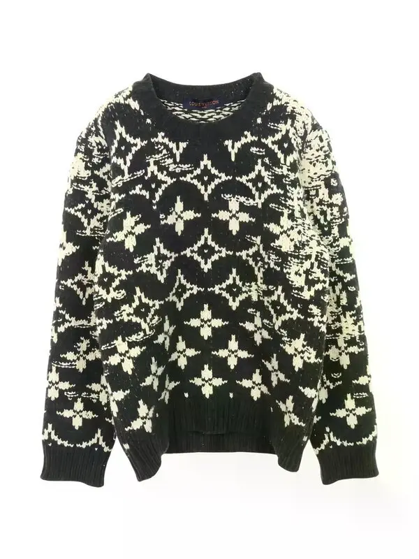 LOUIS VUITTON Monogram Wool Sweater