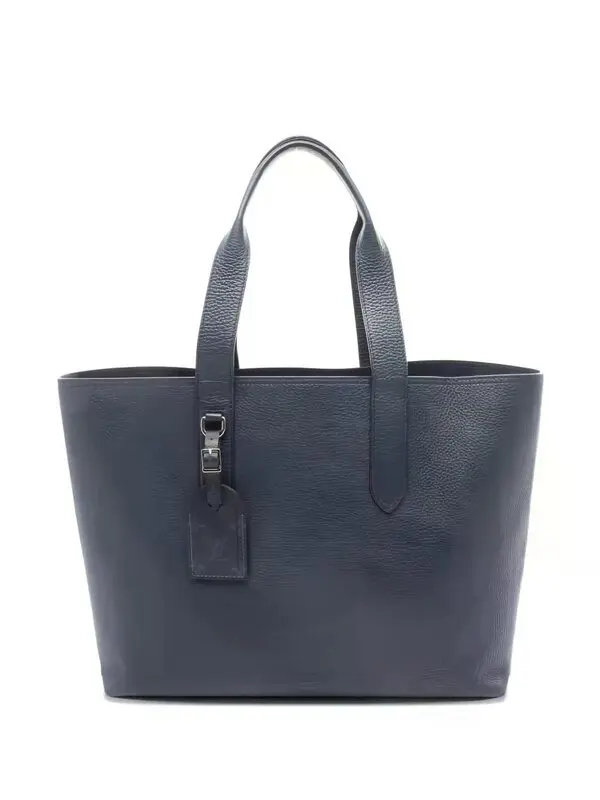 LOUIS VUITTON Hippopotamus Leather Tote Bag - Blue