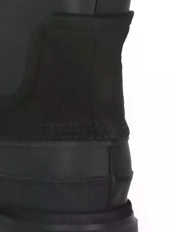 Hogan Embossed Logo Raised Sole Boots