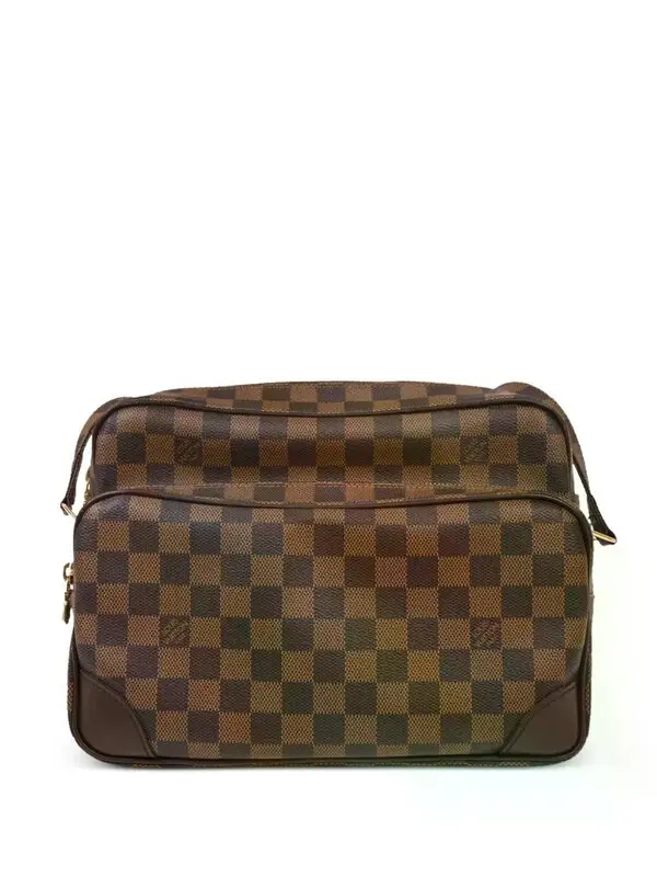 LOUIS VUITTON 2006 Damier Pattern Shoulder Bag - Brown