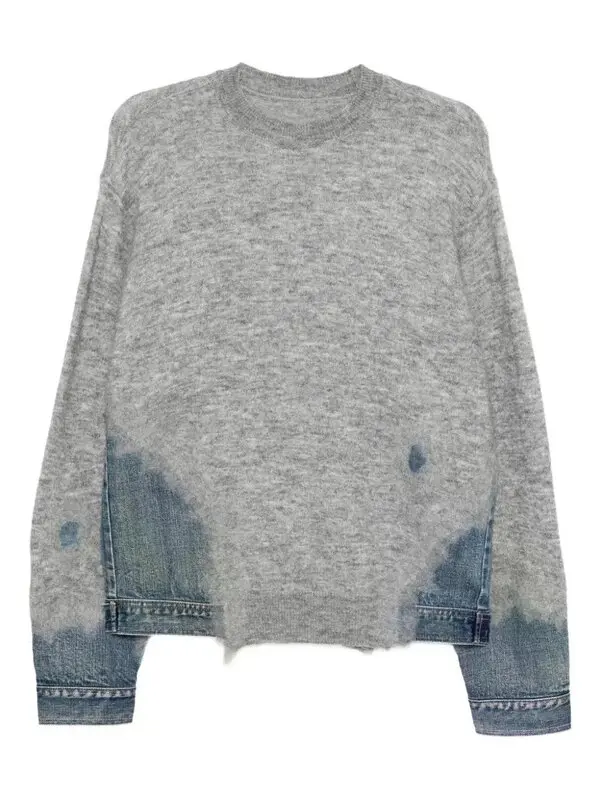 JNBY Paneled Long Sleeve Sweater