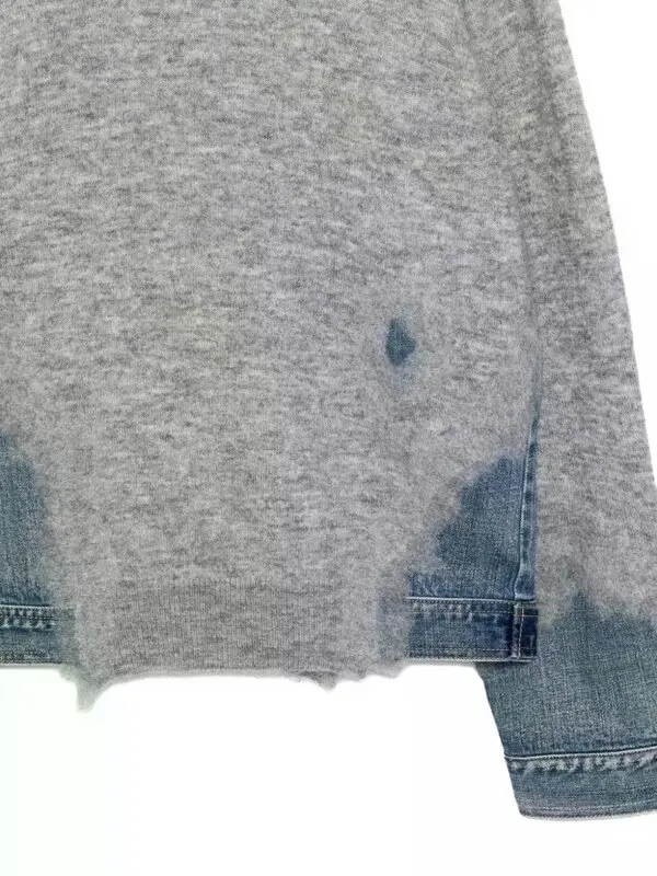 JNBY Paneled Long Sleeve Sweater