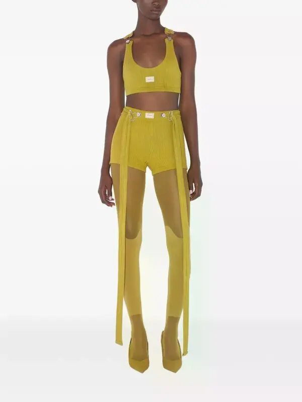 JEAN PAUL GAULTIER Ribbed Patch Bra
