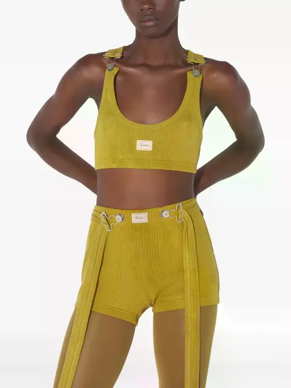 JEAN PAUL GAULTIER Ribbed Patch Bra