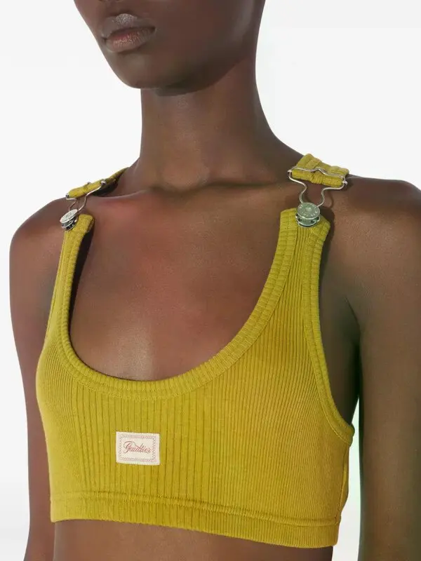 JEAN PAUL GAULTIER Ribbed Patch Bra