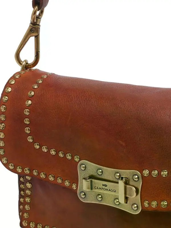 CAMPOMAGGI Agnese Studded Shoulder Bag