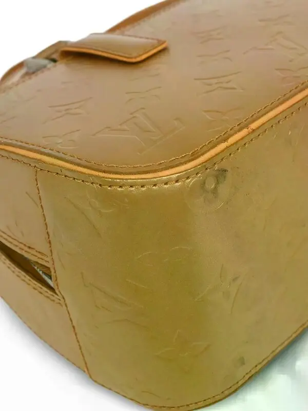 LOUIS VUITTON 2003 Shelton Monogram-embossed Mm Tote Bag - Brown