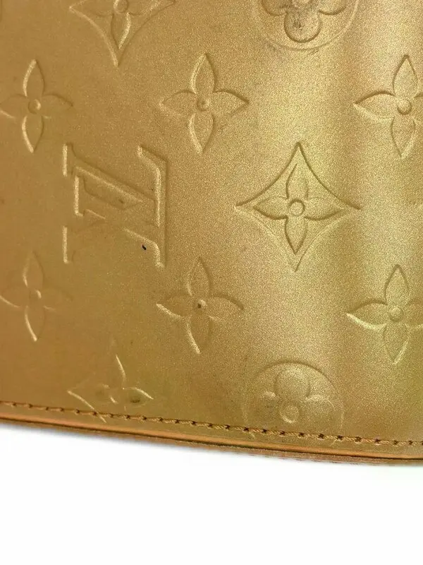 LOUIS VUITTON 2003 Shelton Monogram-embossed Mm Tote Bag - Brown