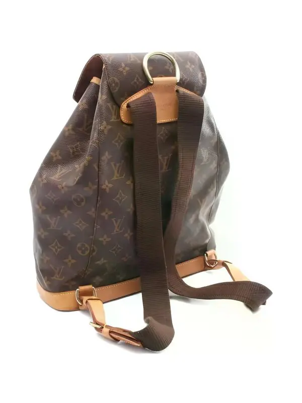 LOUIS VUITTON Montsouris Monogram Backpack - Brown