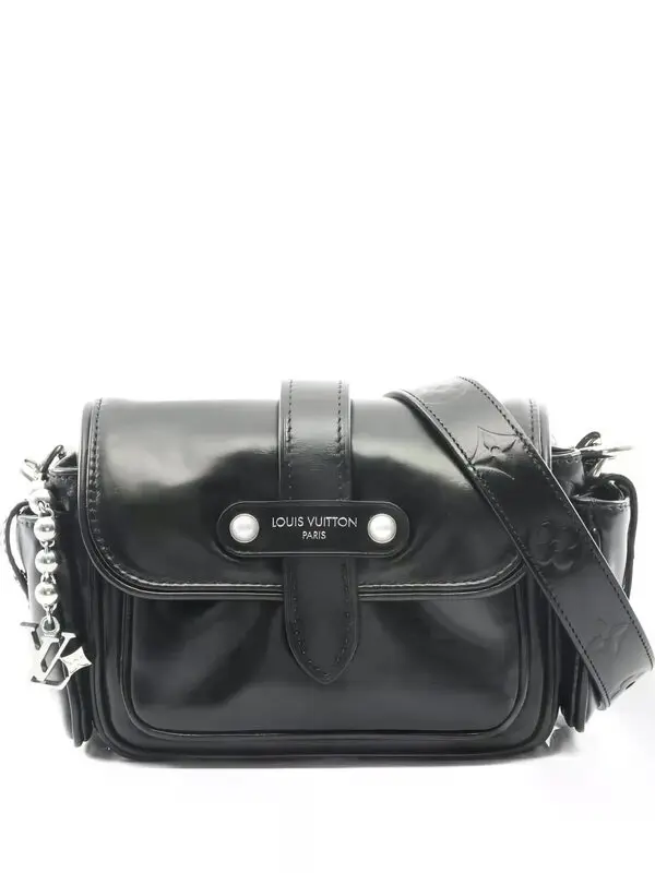 LOUIS VUITTON 2021 Cargo Leather Shoulder Bag - Black