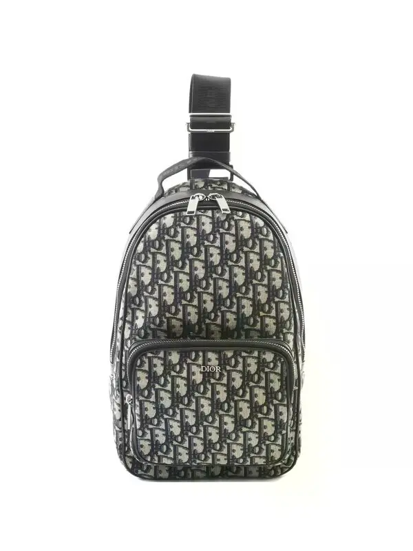 Dior 2010s Rider Oblique Sling Bag - Neutrals
